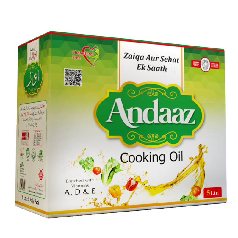 Andaaz Cooking Oil (1X5) Pouch Carton – Andaaz Cooking